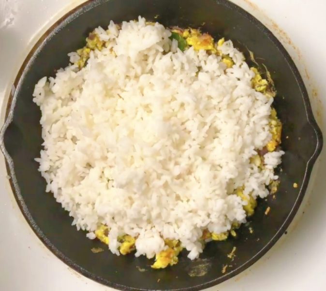 Recipe for egg rice | Akshata's Kitchen - Easy Indian Recipes